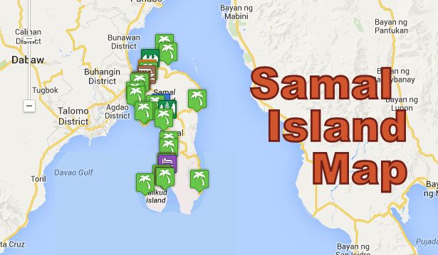 Samal Island Tourism Map | Samal Guide
