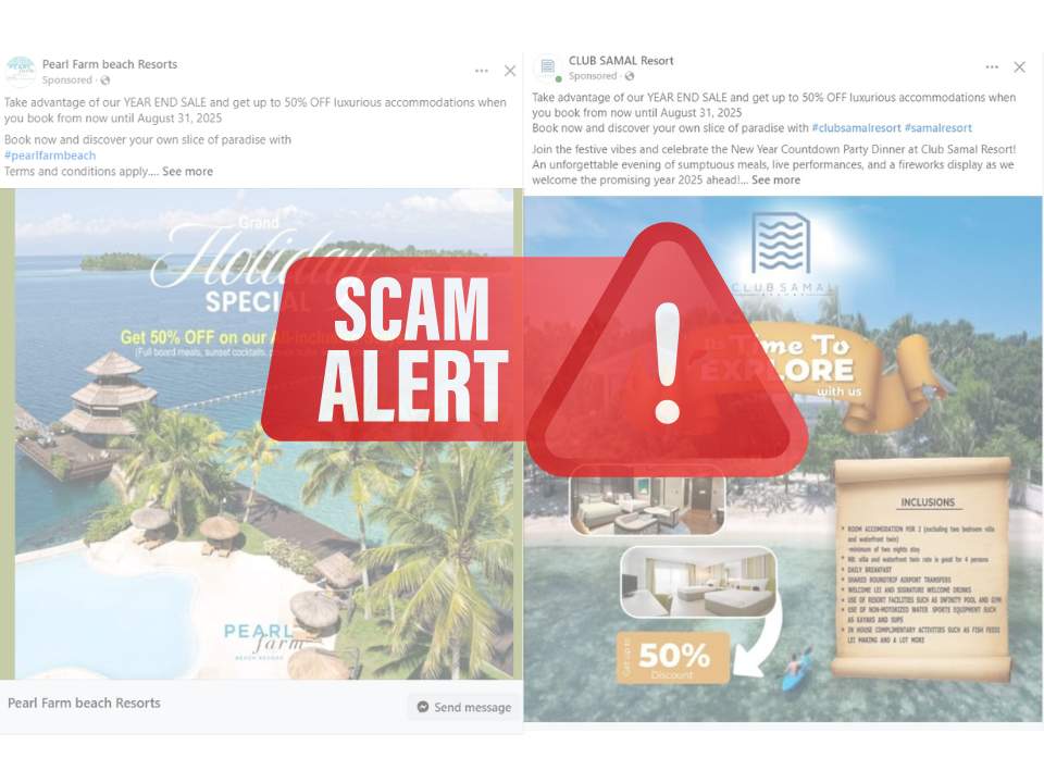Facebook Scam: Samal Island Resorts Targeted | Samal Guide